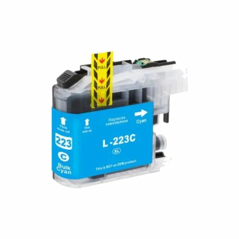 Brother LC223C cyan blækpatron 550 sider - Kompatibel - LC223C - OFFI